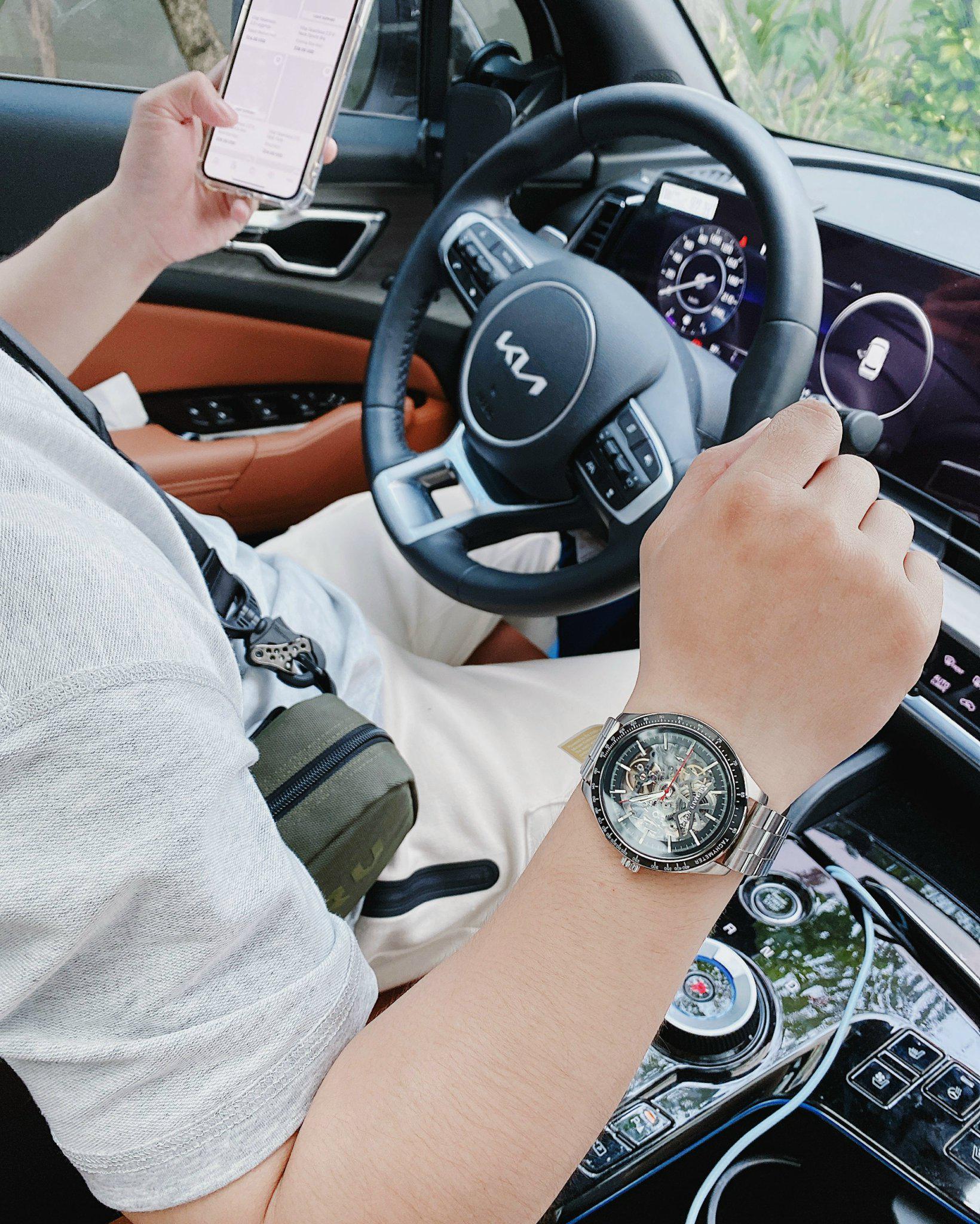 Đồng Hồ Nam Michael Kors Men's Merrick Automatic Stainless Steel Watch ...